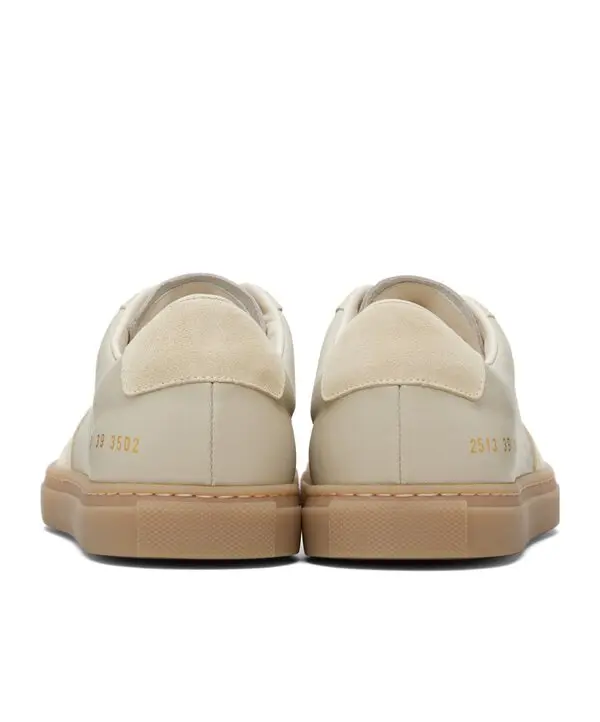 COMMON PROJECTS Bball Slim Lace-up Sneakers - Beige
