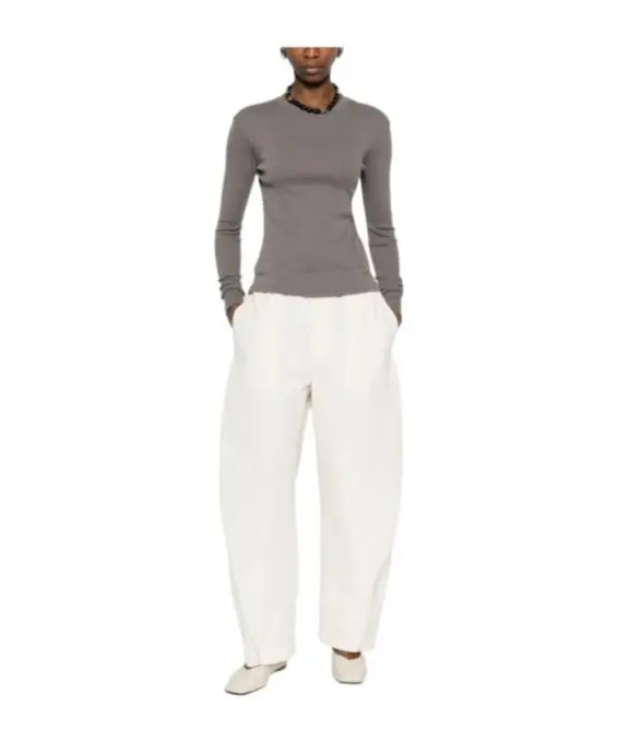 Nanushka Long-sleeve Ribbed Knit Top