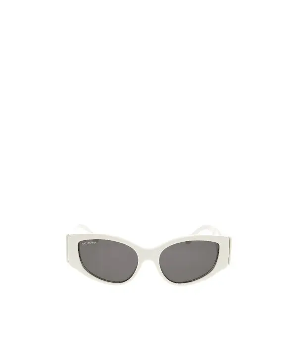 Balenciaga Cat Eye Frame Sunglasses - White