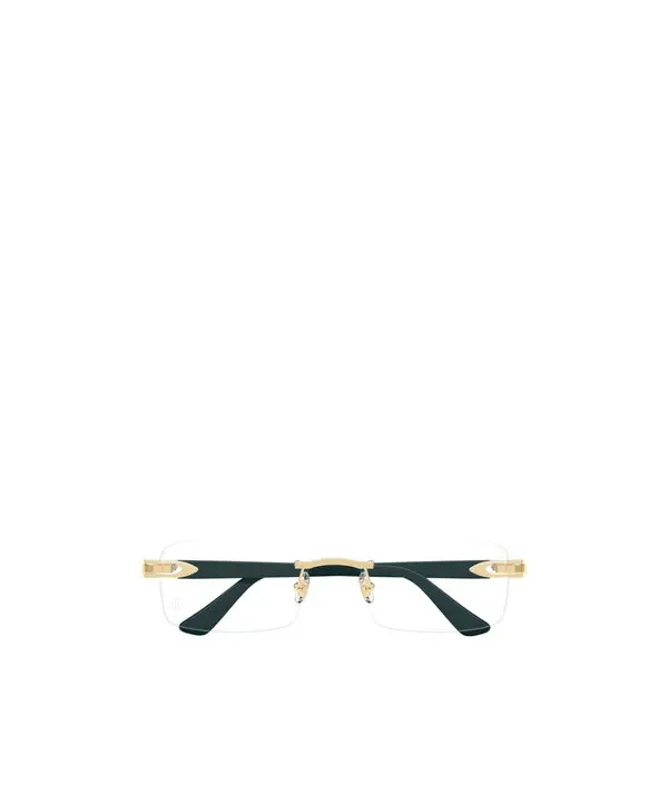 Cartier Rectangle Rimless Eyeglasses - Gold