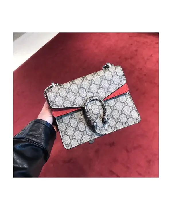 Gucci Dionysus Gg Supreme Mini Bag - Nude