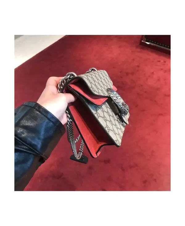 Gucci Dionysus Gg Supreme Mini Bag - Nude
