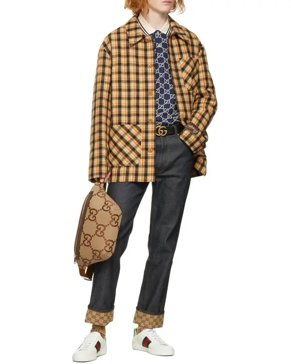Gucci Jumbo Gg Motif Belt Bag