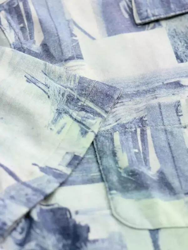 Ralph Lauren Graphic-print Short-sleeve Shirt - Blue