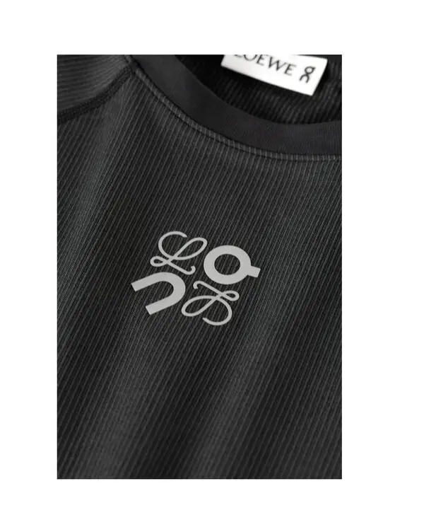 Loewe Long Sleeve Top In Technical Jersey