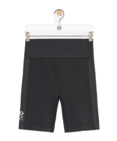 Loewe Seamless Shorts In Technical Jersey - Black
