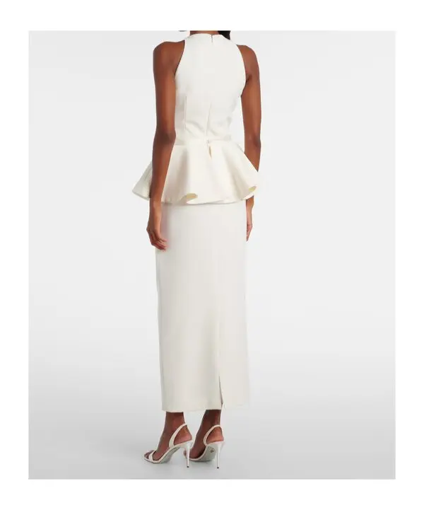 SAFIYAA LONDON Riya Ruffled Cocktail Dress
