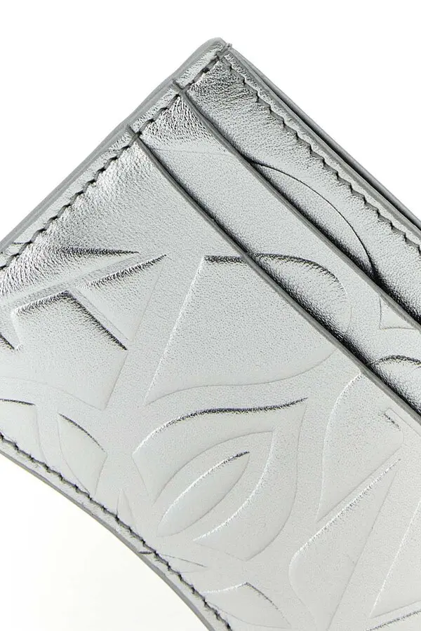 Alexander McQueen Logo Embossed Cardholder