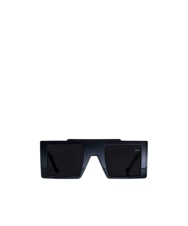VAVA Geometric Square-frame Sunglasses - Black