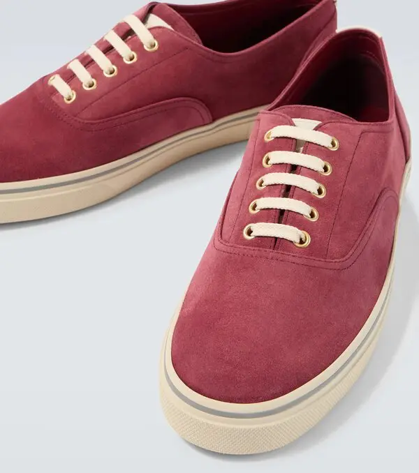 Brunello Cucinelli Suede Lace-up Sneakers
