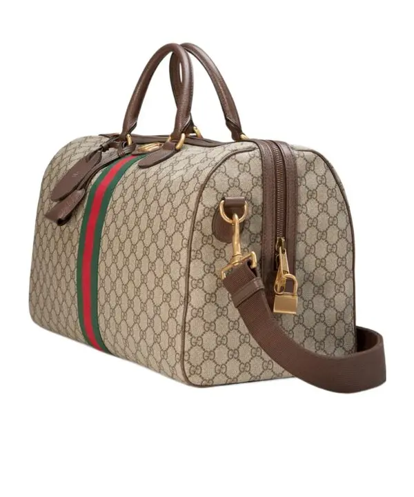 Gucci Gg Supreme Ophidia Medium Duffle Bag
