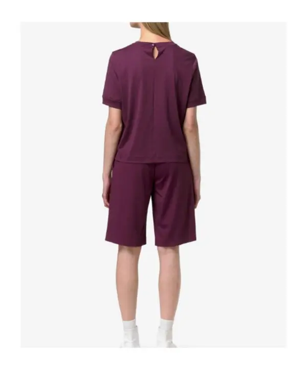 K-WAY Gabillou Cotton Silk Crew Neck Top