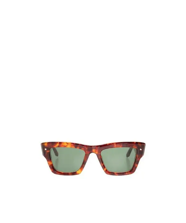 Valentino Garavani Square Frame Sunglasses - Green