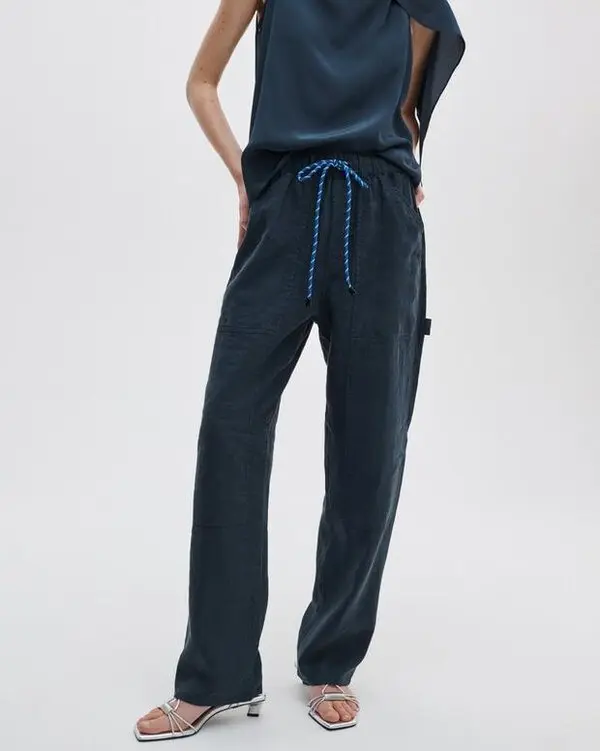 RAG  BONE Elastic Waist Casual Pants