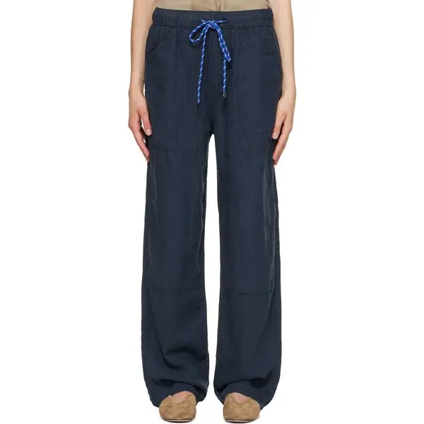Rag & Bone Elastic Waist Drawstring Casual Pants - Salute