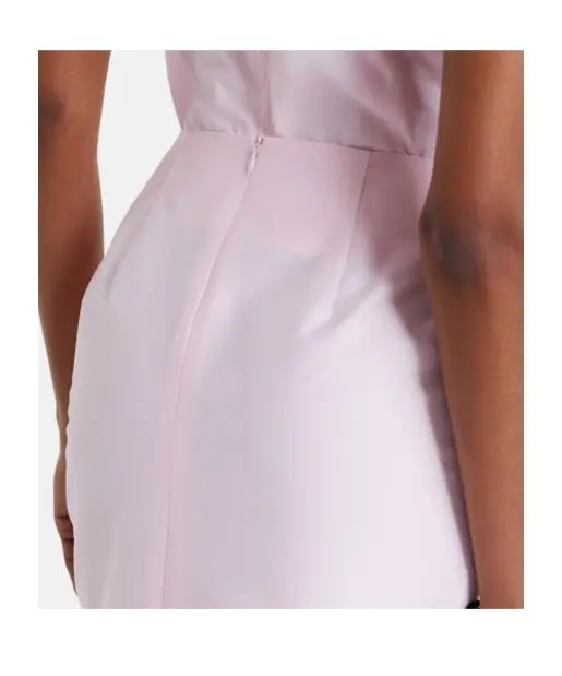 SHUSHU/TONG Floral Appliqué Pencil Skirt