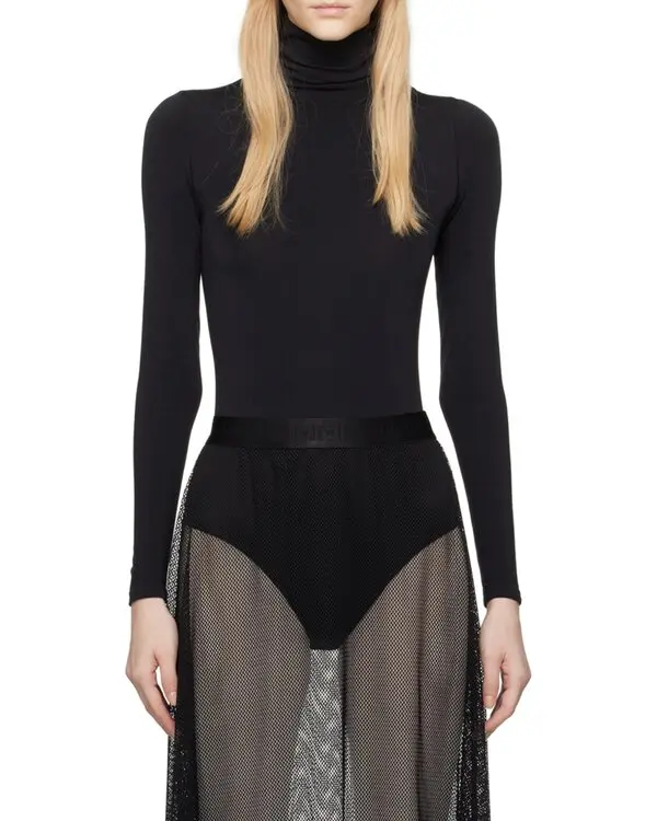 Wolford High Neck Long Sleeve Bodysuit