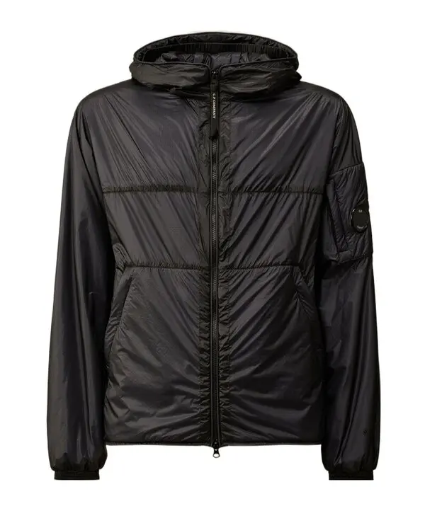 C.P. COMPANY Shell Hooded Jacket - Total Eclipse  Blue