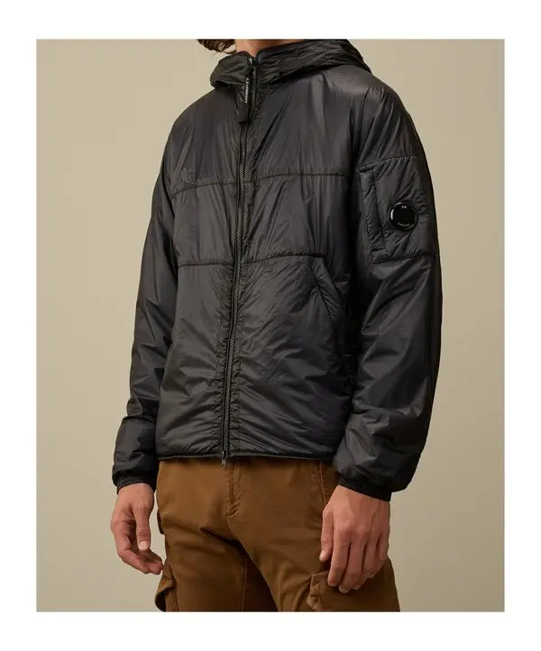 C.P. COMPANY Shell Hooded Jacket - Total Eclipse  Blue