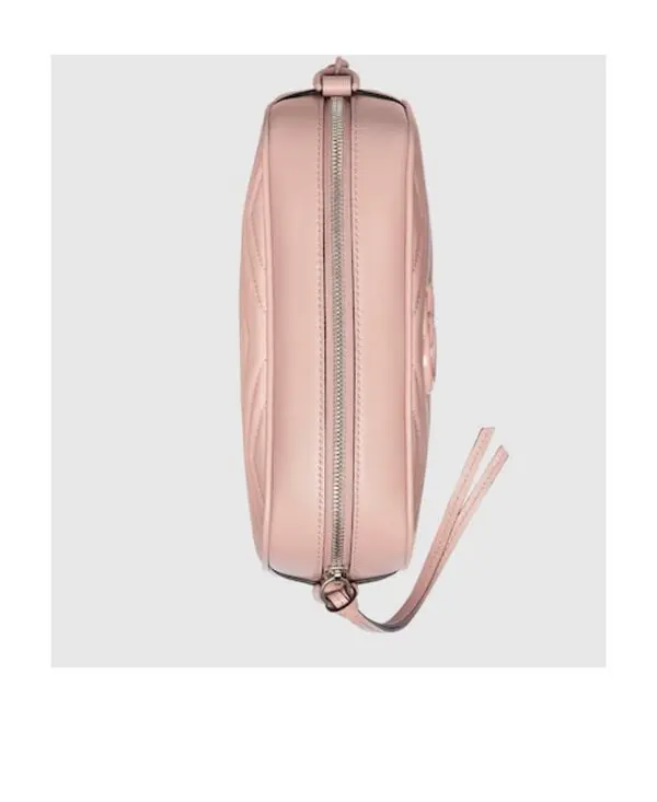 Gucci Gg Marmont Matelassé Small Shoulder Bag - Light Pink