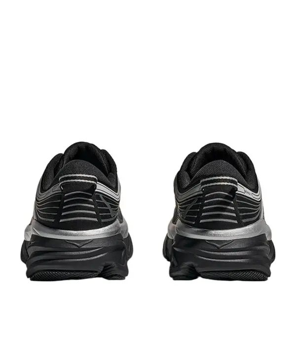 Hoka One One Bondi 7 Cushioned Athletic Sneakers - Black