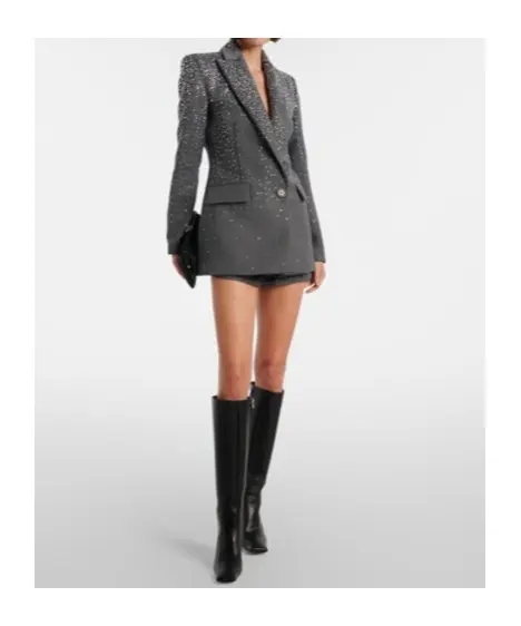 Alex Perry Embellished Low-rise Micro Shorts