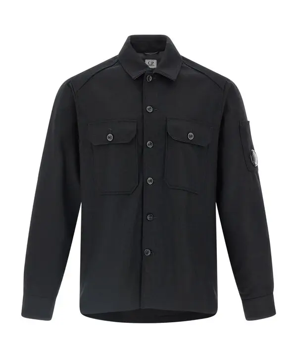 C.P. COMPANY Long-sleeved Buttoned Overshirt