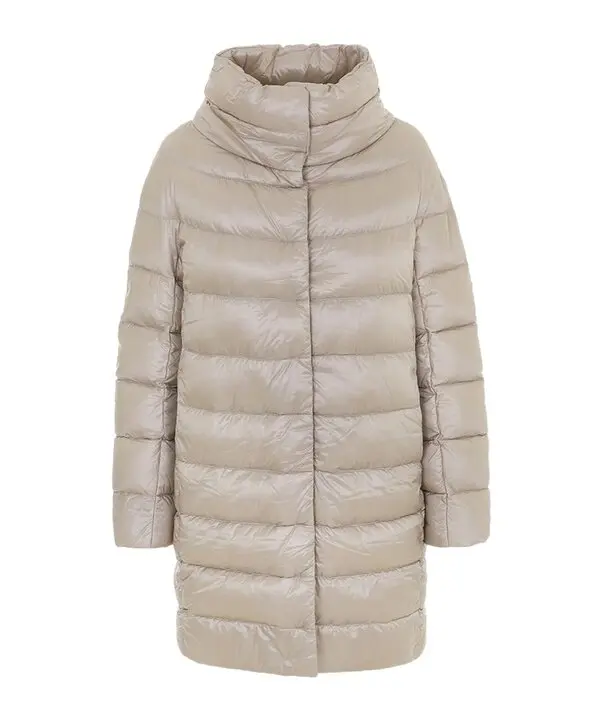 Herno High-neck Down Coat - Nude