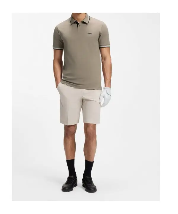 Hugo Boss Tipped Collar Stretch Polo Shirt