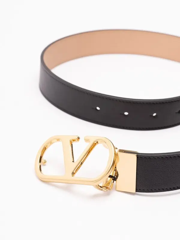 Valentino Garavani Vlogo Signature Buckle Belt