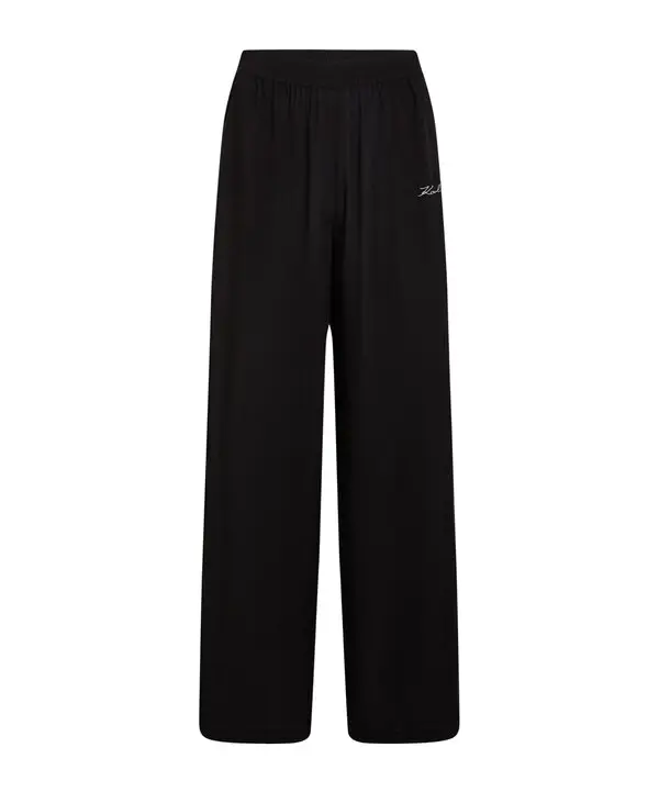 Karl Lagerfeld Logo Detail Track Pants - Black