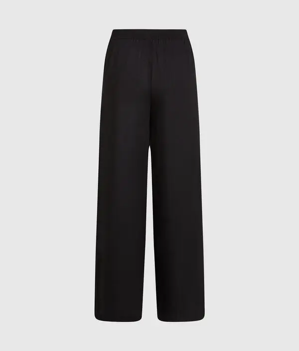 Karl Lagerfeld Logo Detail Wide-leg Track Pants