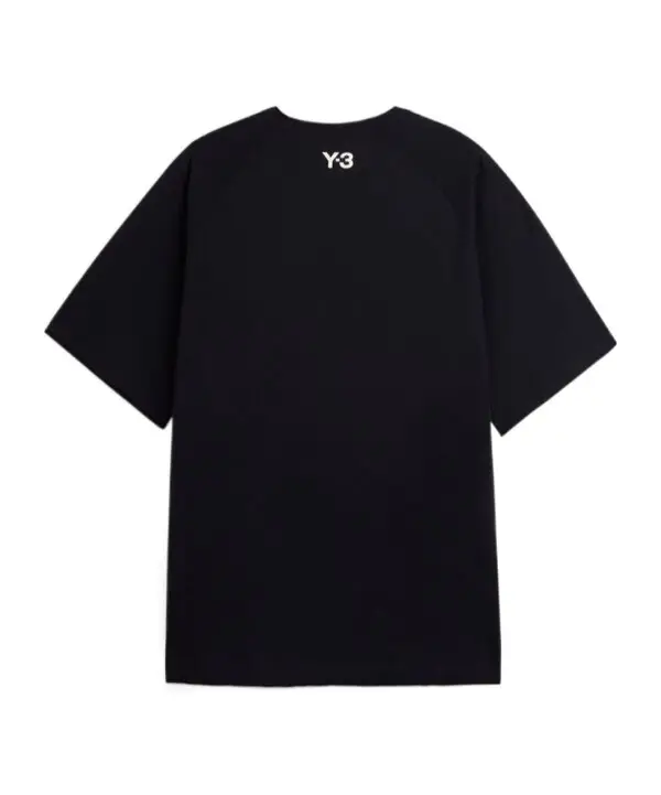 Y3 Raw Edge 3-stripes Short Sleeve Tee