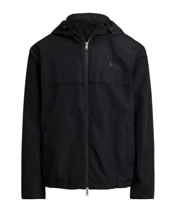 Polo Ralph Lauren Hooded Zip Windbreaker - Black