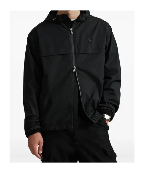 Polo Ralph Lauren Hooded Zip Windbreaker With Pony Logo