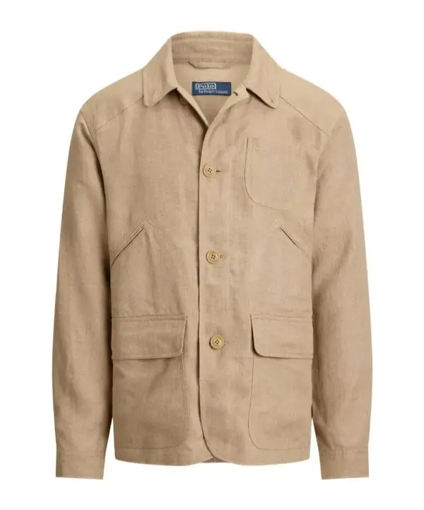 Polo Ralph Lauren Herringbone Pocket Jacket - Beige