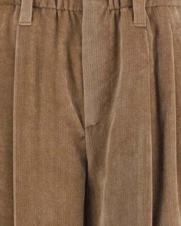 Brunello Cucinelli Pleated Turn-up Trousers