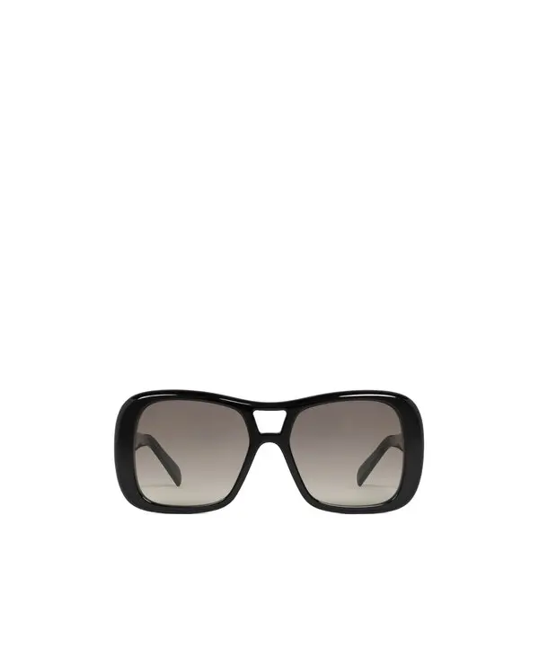 Celine Triomphe 18 Sunglasses In Acetate - Black
