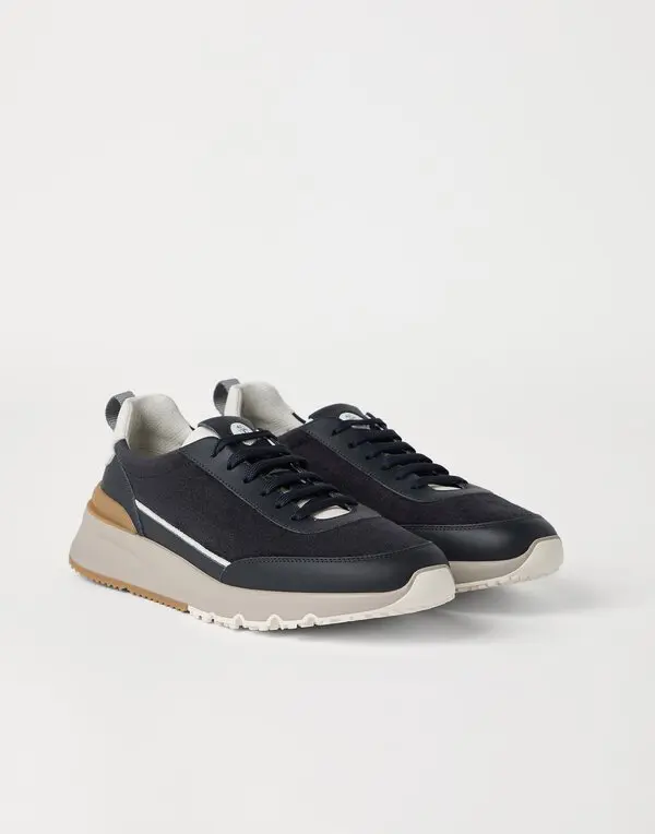Brunello Cucinelli Suede Lace-up Sneakers