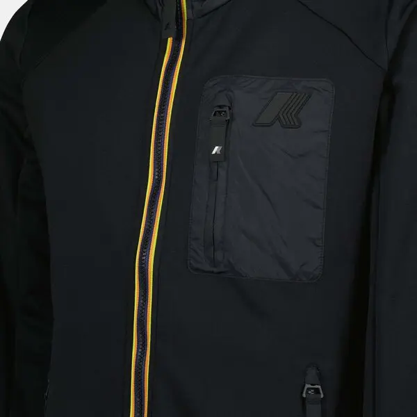 K-WAY Zip-up Jacket With Logo Patch