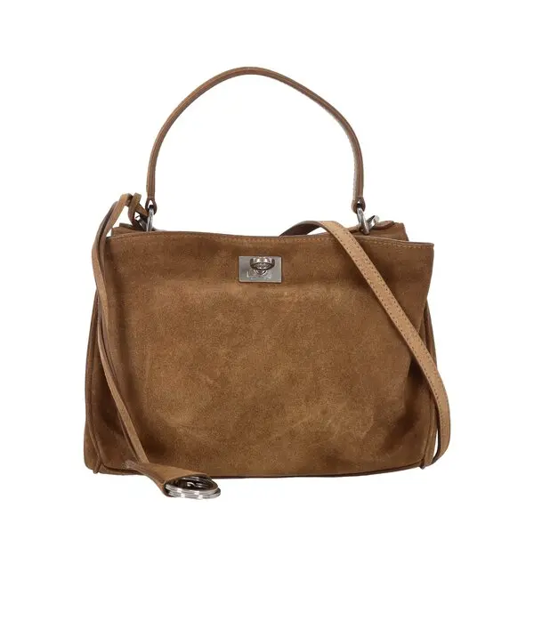 Balenciaga Rodeo Top Handle Small Handbag - Camel