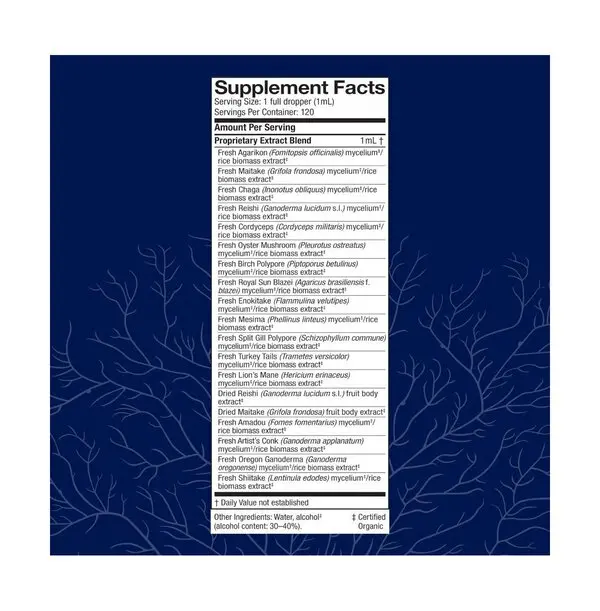 Host Defense Mycommunity Extract 17 Species Blend Mushroom Supplement For Immune Support
