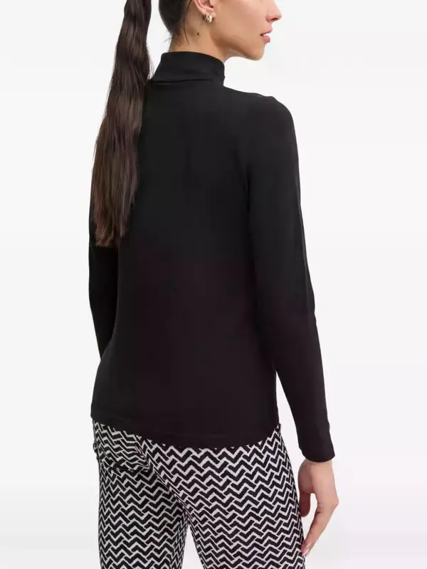 NEWLAND Logo Embroidered Zip-up Sweater