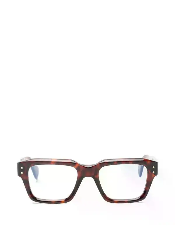 CUTLER & GROSS Square-frame Eyeglasses - Brown