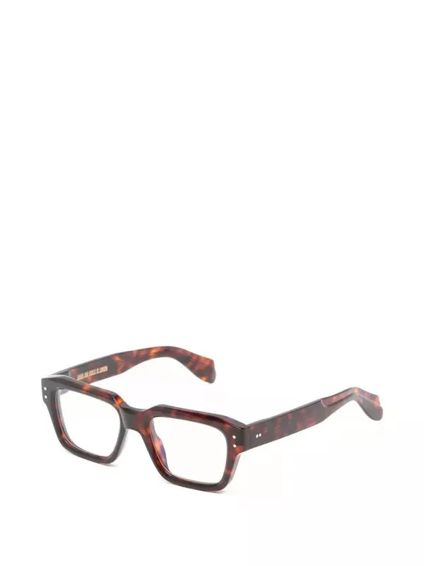 CUTLER & GROSS Square-frame Eyeglasses - Brown