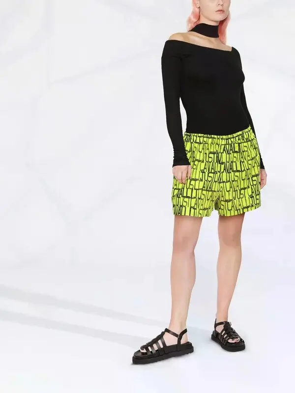 Just Cavalli Logo Print Shorts