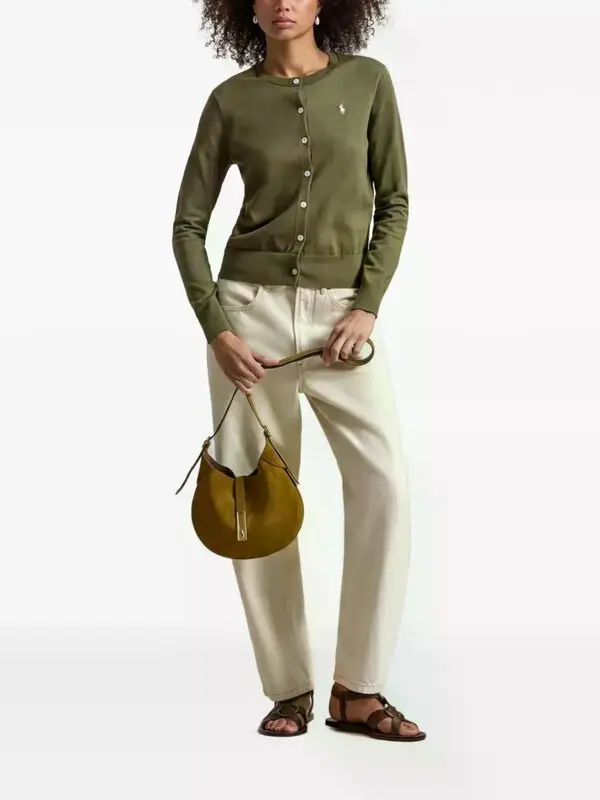 Polo Ralph Lauren Embroidered Logo Cardigan
