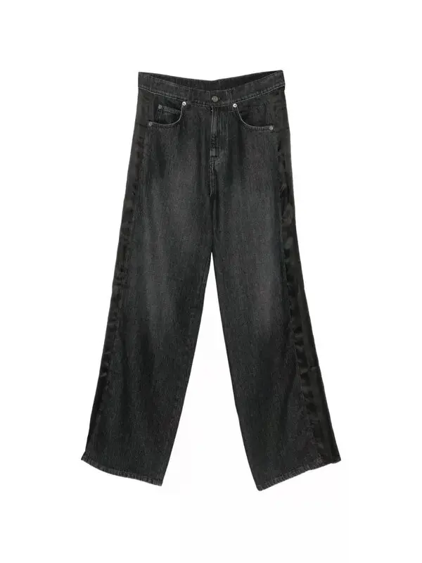 CIRCUS HOTEL Satin-panelled Jeans