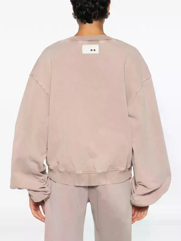 THE M.. Hercules V-neck Puff-sleeve Sweater