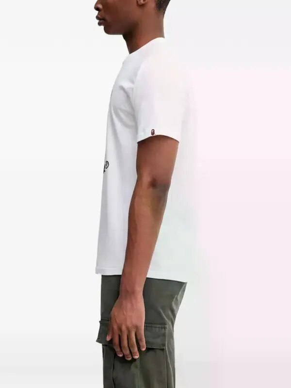 A BATHING APE Baby Milo Graphic-print T-shirt - White